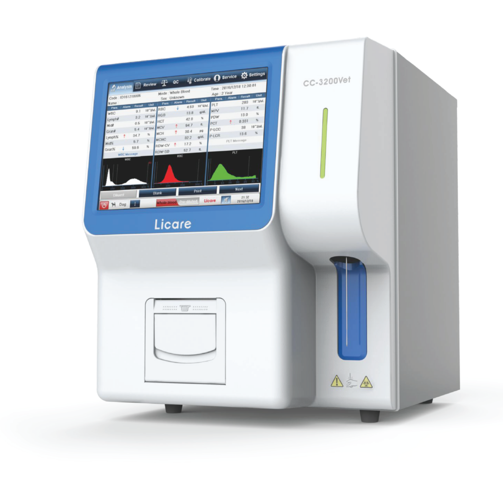 Licare CC3200 Vet - 3 Diff Vet Auto Hematology Analyzer - PT. SETIA ...